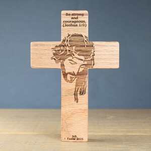 Personalized Wooden Cross With Engraved Name – Custom Gift for Easter ...