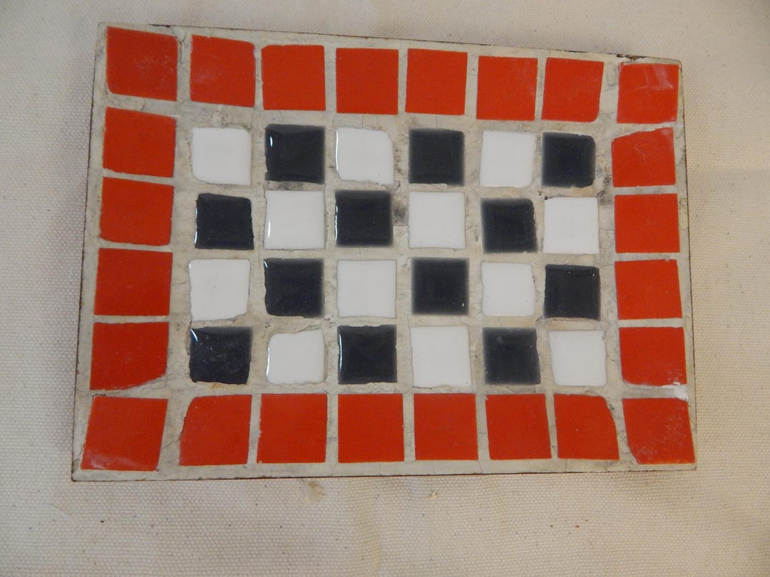 Tiny Tiles Mosaic Dish 7x5 - Etsy