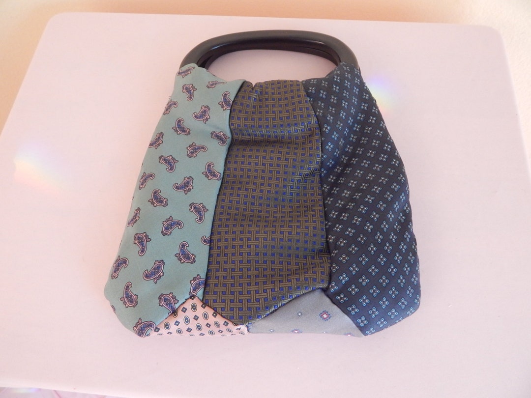 Tie Purse Handmade, Silk Purse, Made of Mens Ties - Etsy