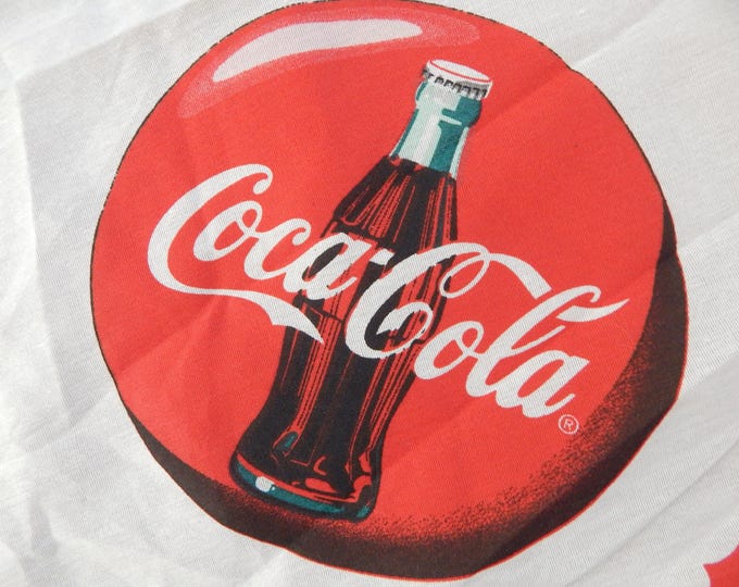 Coke a Cola Fabric, Pillow Size - Etsy
