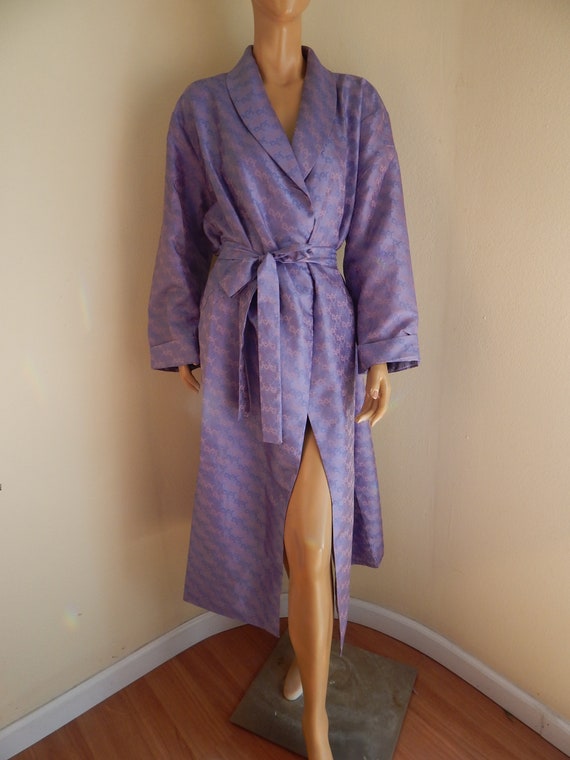 Japanese kimono robe purple - Gem