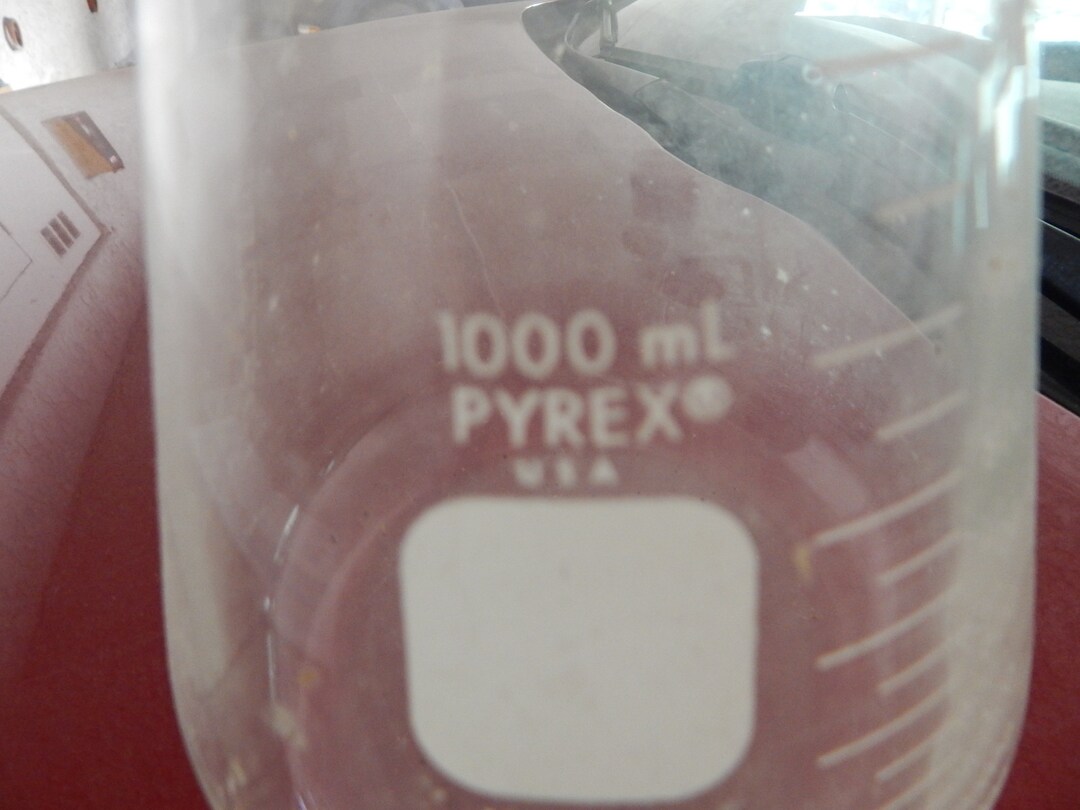 Pyrex Glass Beaker, 1000ml, Chemistry - Etsy