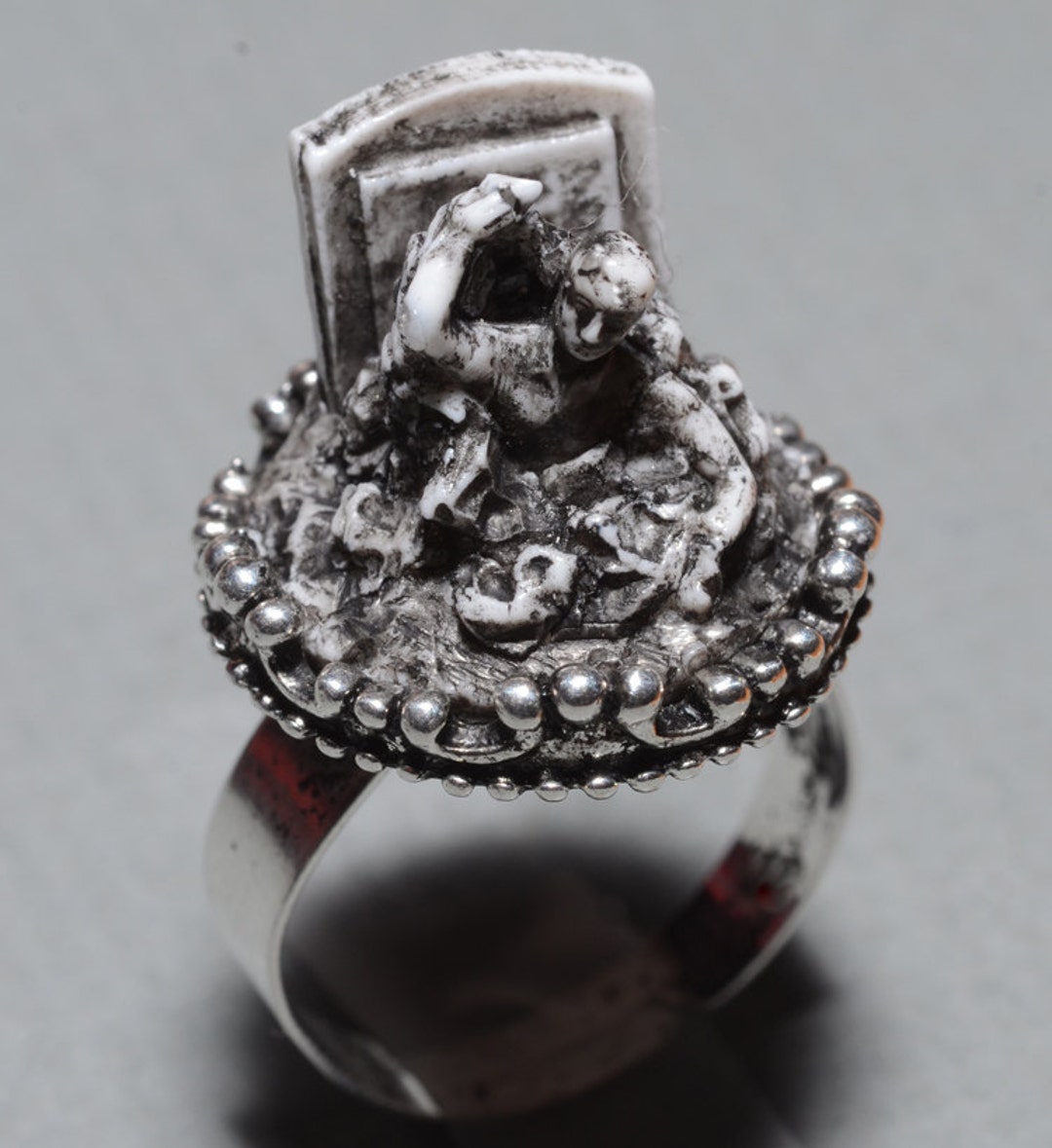 Halloween Zombie Ring - Rising From the Grave Zombie - Etsy