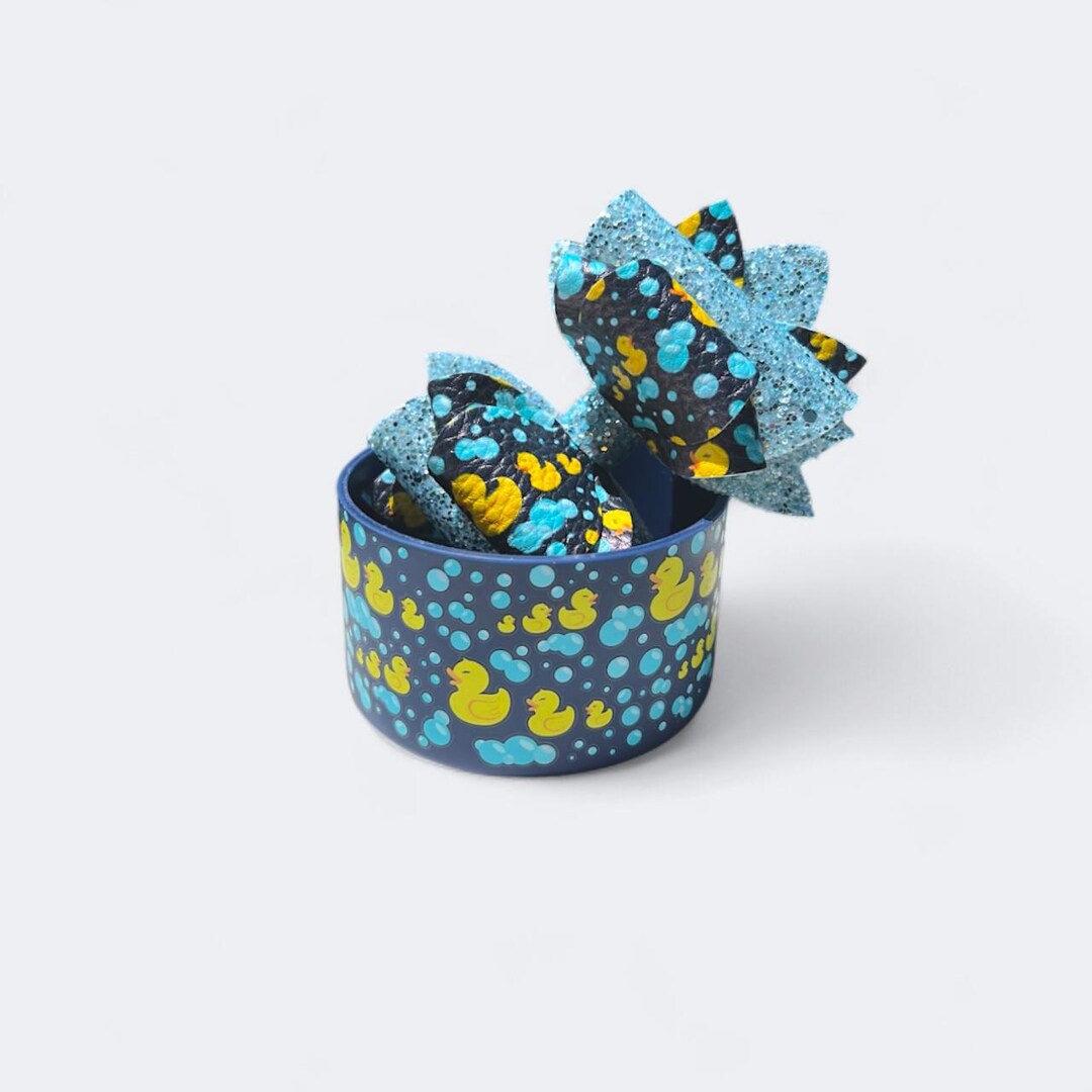 Rubber Ducks Boot Bow Set (read Description) - Etsy