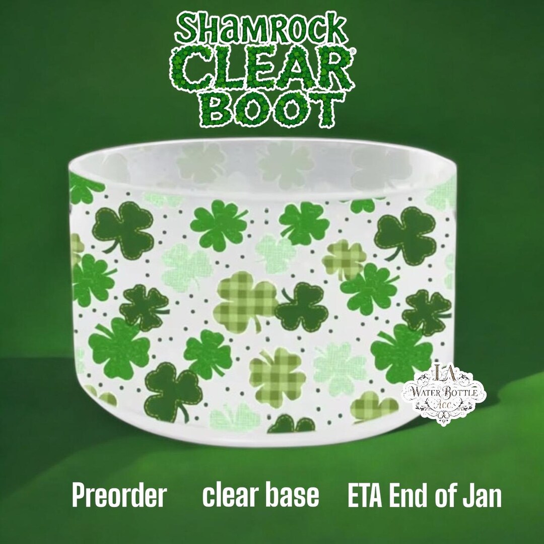 Shamrock Clear Boot PREORDER sample Image Provided - Etsy