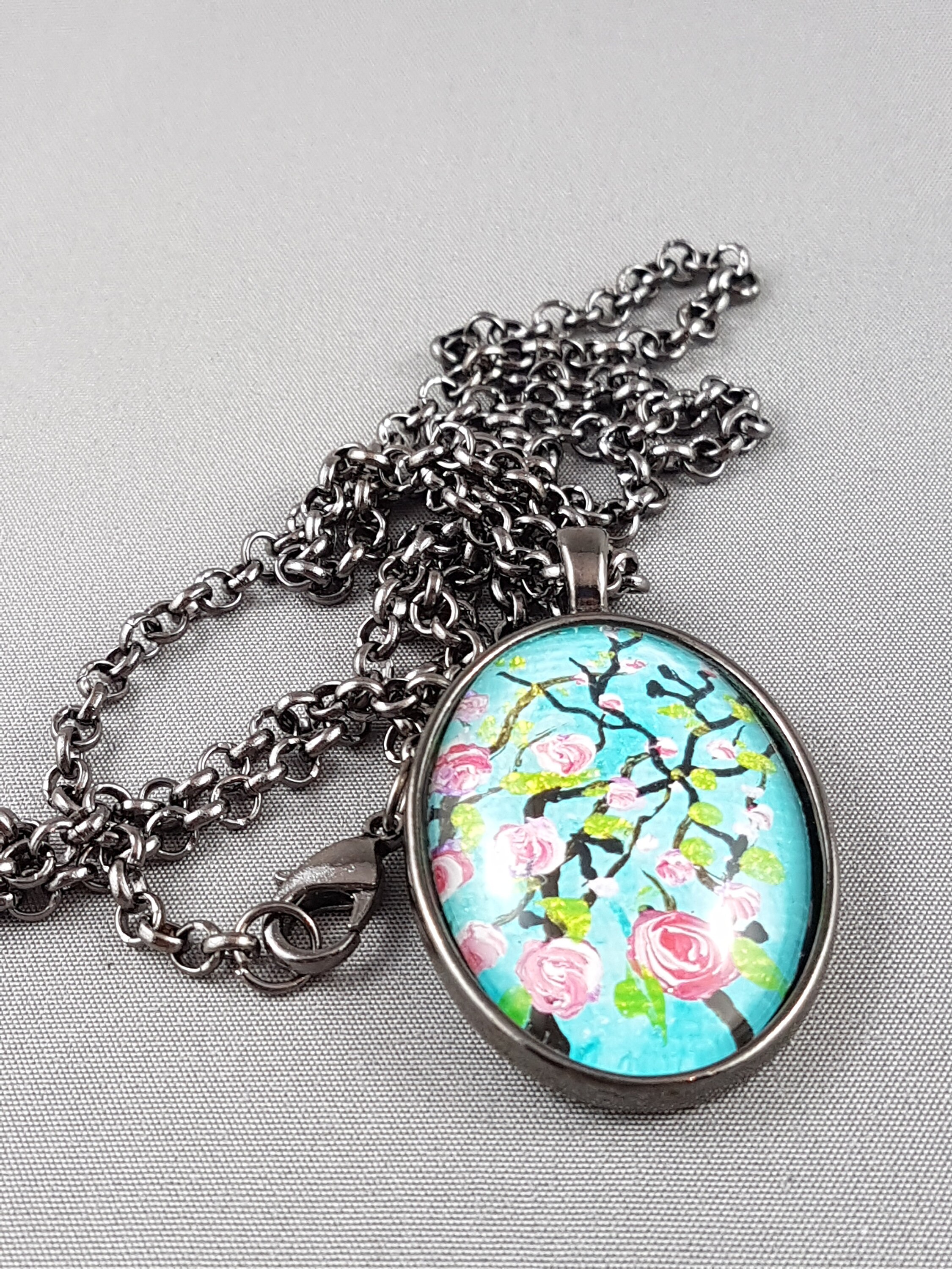 Buy Original Hand Painted Pendant Online in India - Etsy