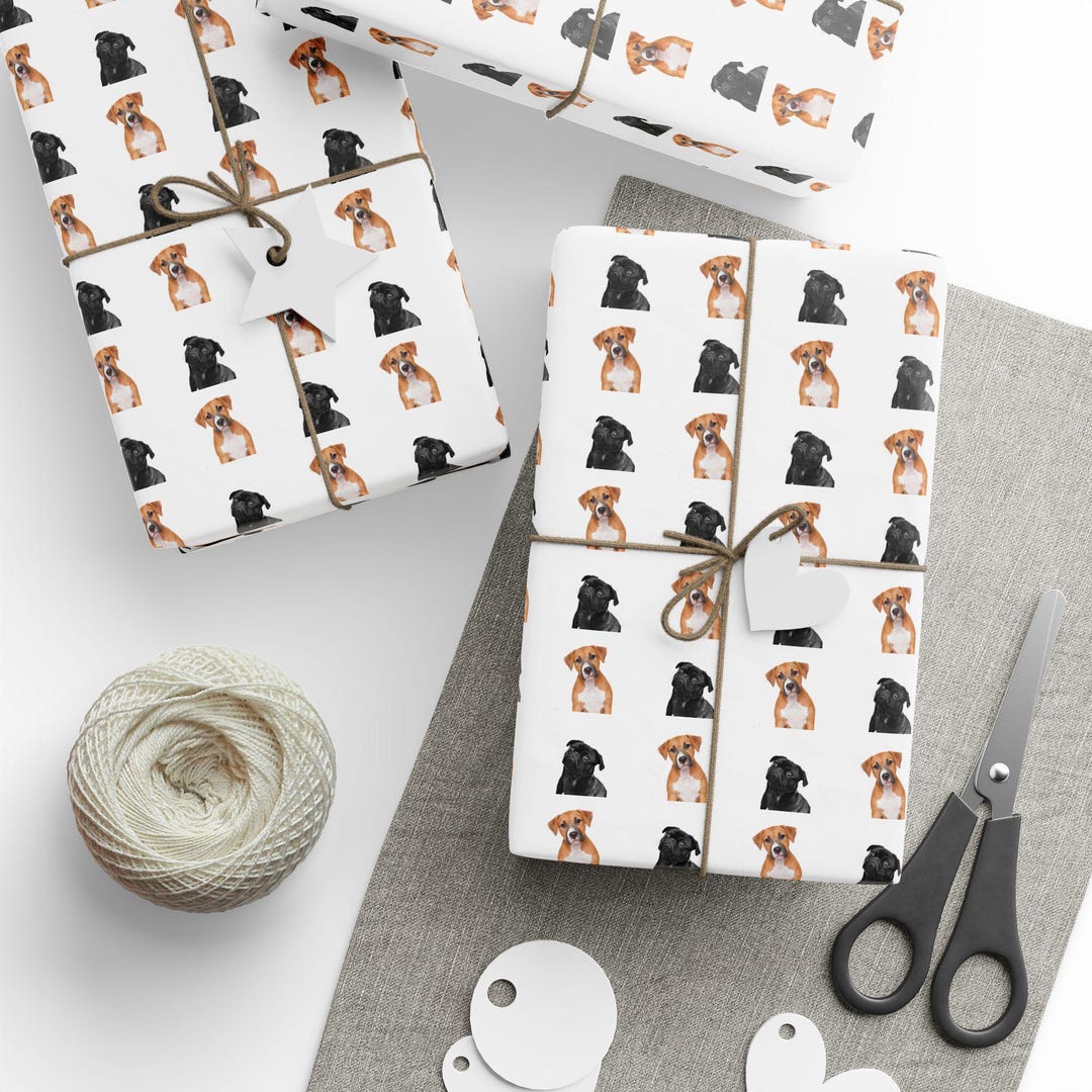 Dog Themed Wrapping Paper, Puppy Gift Wrap - Etsy
