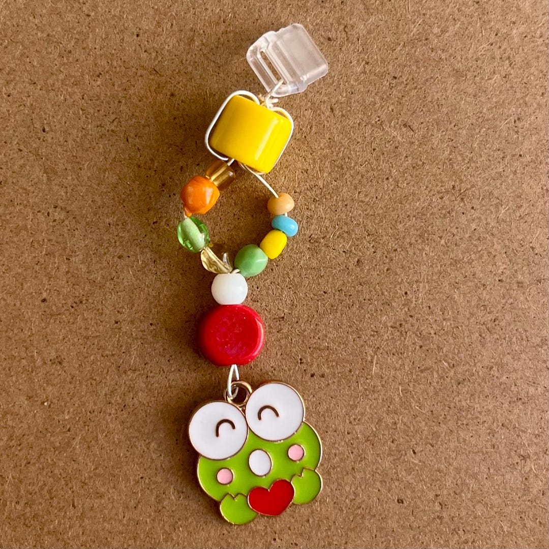 Hello Kitty Keroppi C Port Dust Plug, Cherry Charm, and Adjustable ...