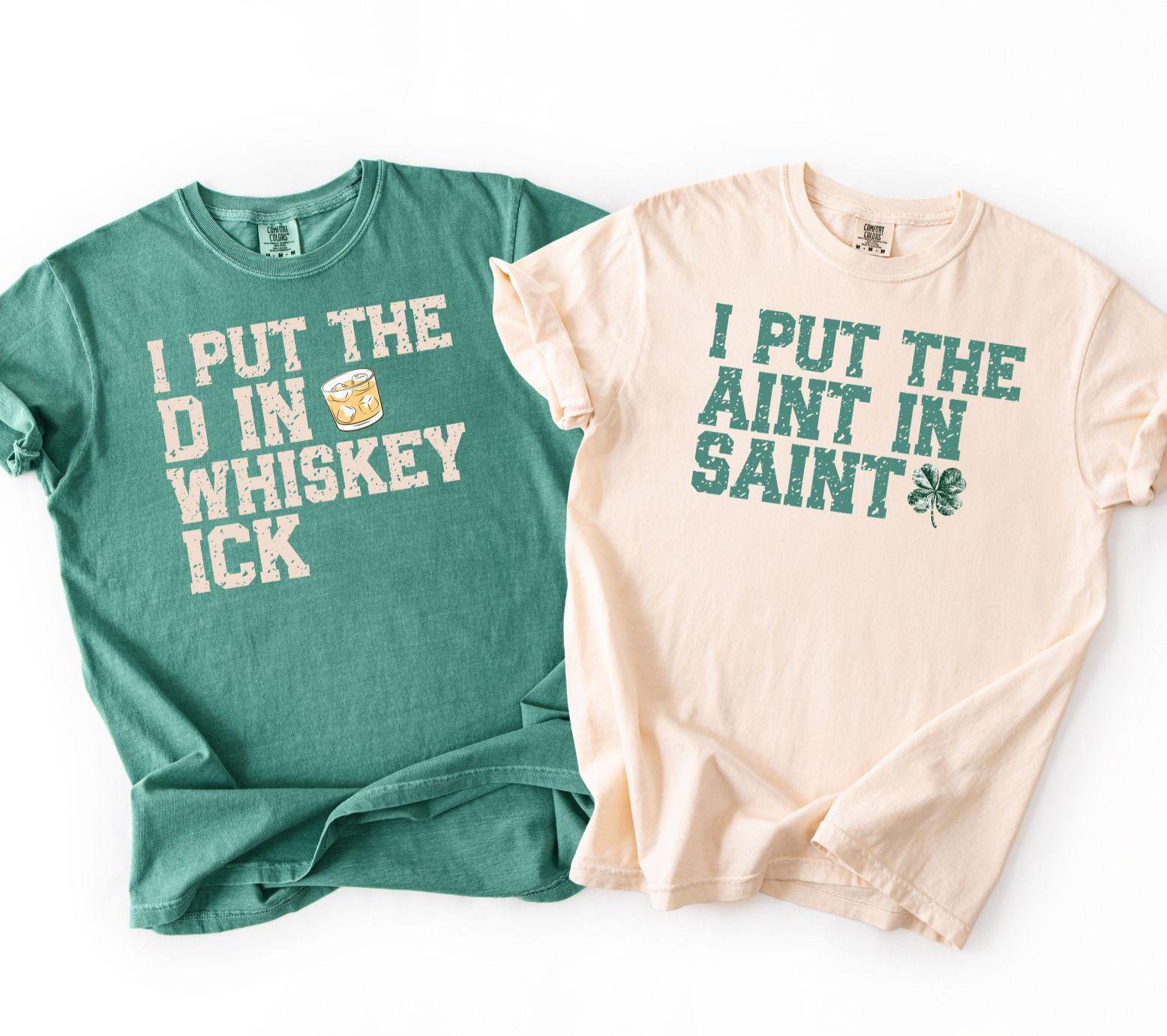 Comfort Colors Inappropriate Funny St. Patricks Day Couples Shirts ...