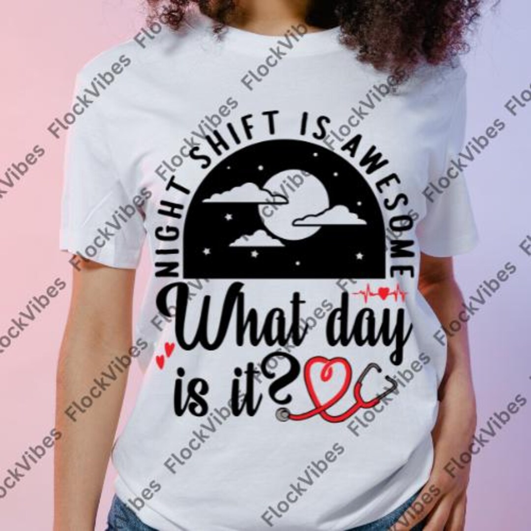 Night Shift is Awesome SVG | Night Shift Worker Clipart | Instant ...