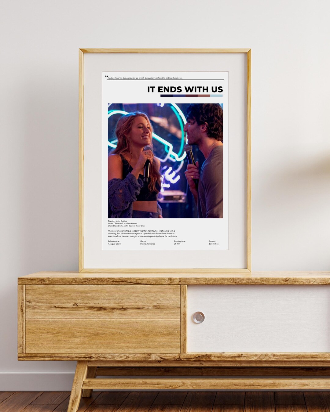 It Ends With Us Movie Poster, Digital Art Poster, Anniversary Gift ...