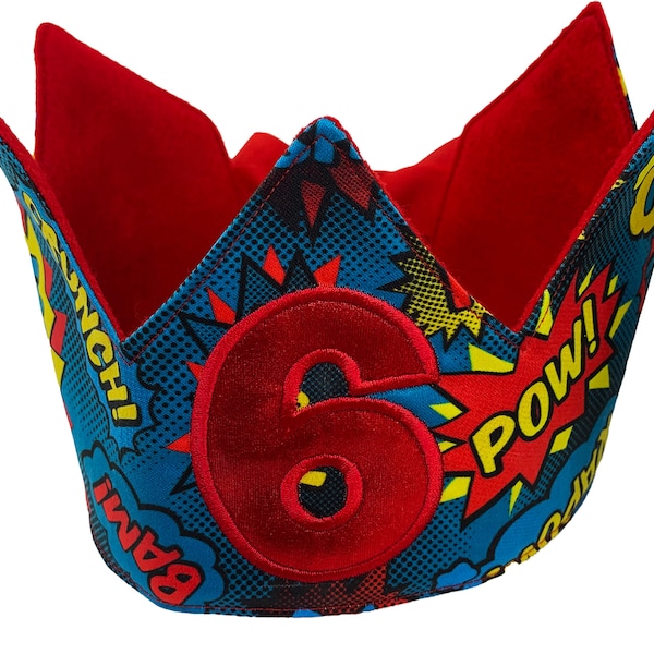 Superhero Crown - Etsy