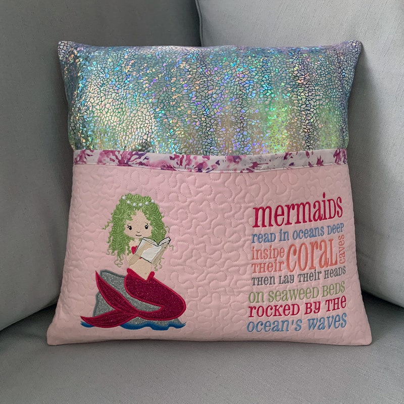 Mermaid Pillow - Etsy