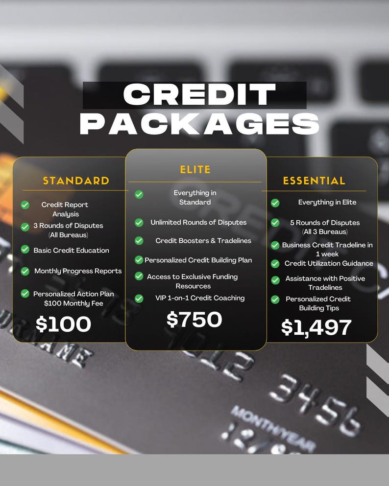 Credit Repair Bundle: Instagram & Flyer Templates (canva Editable) - Etsy