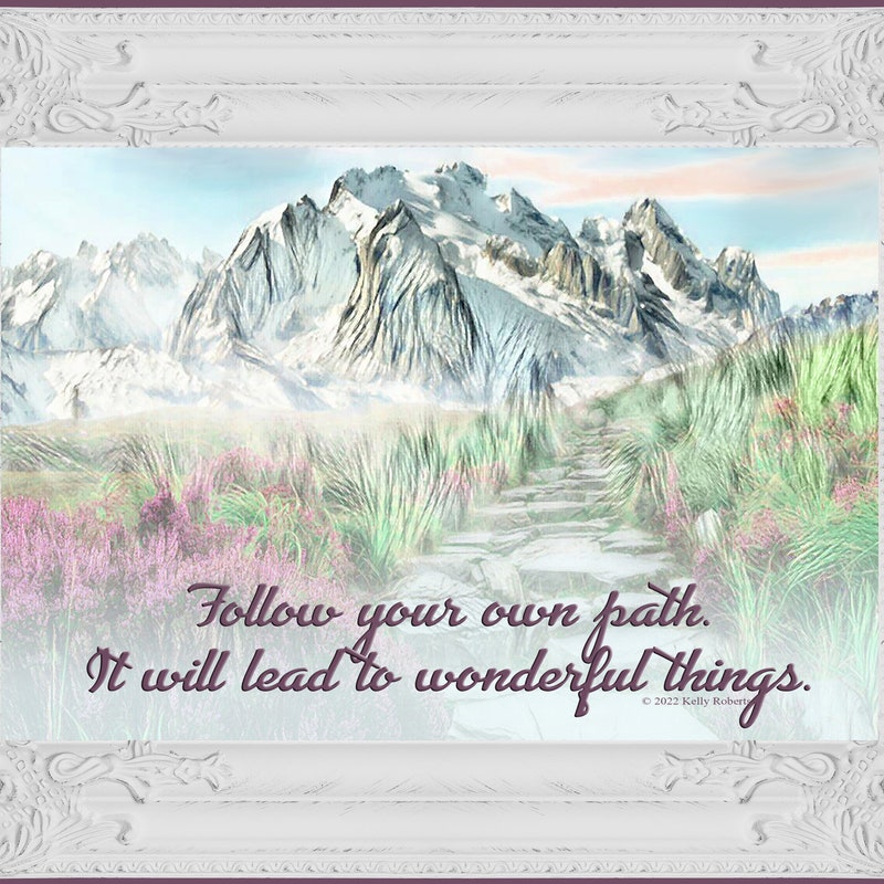 Follow Your Own Path - Etsy