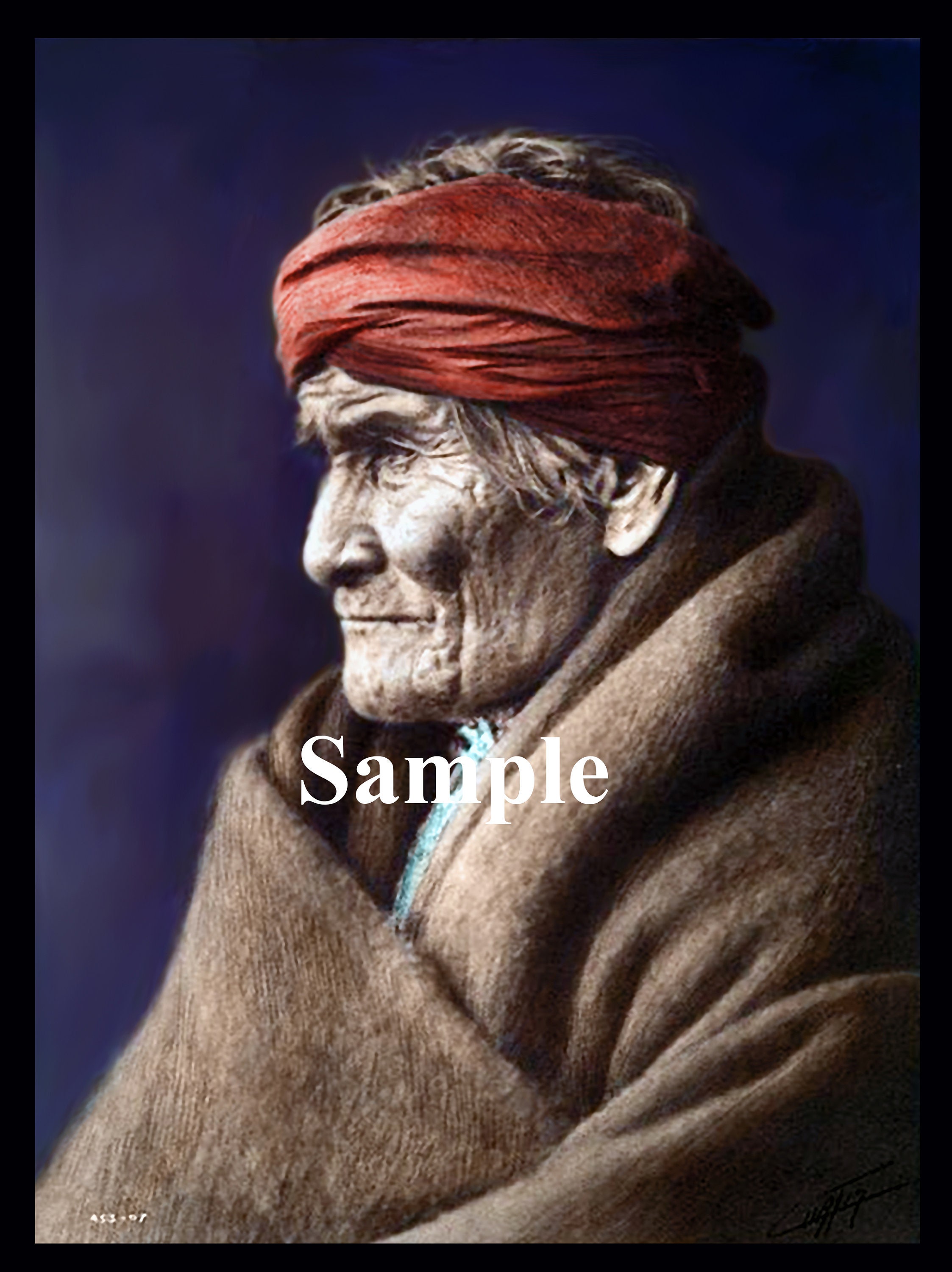 Geronimo, Apache, Restored and Colorized Vintage Photo, Ready to Print ...