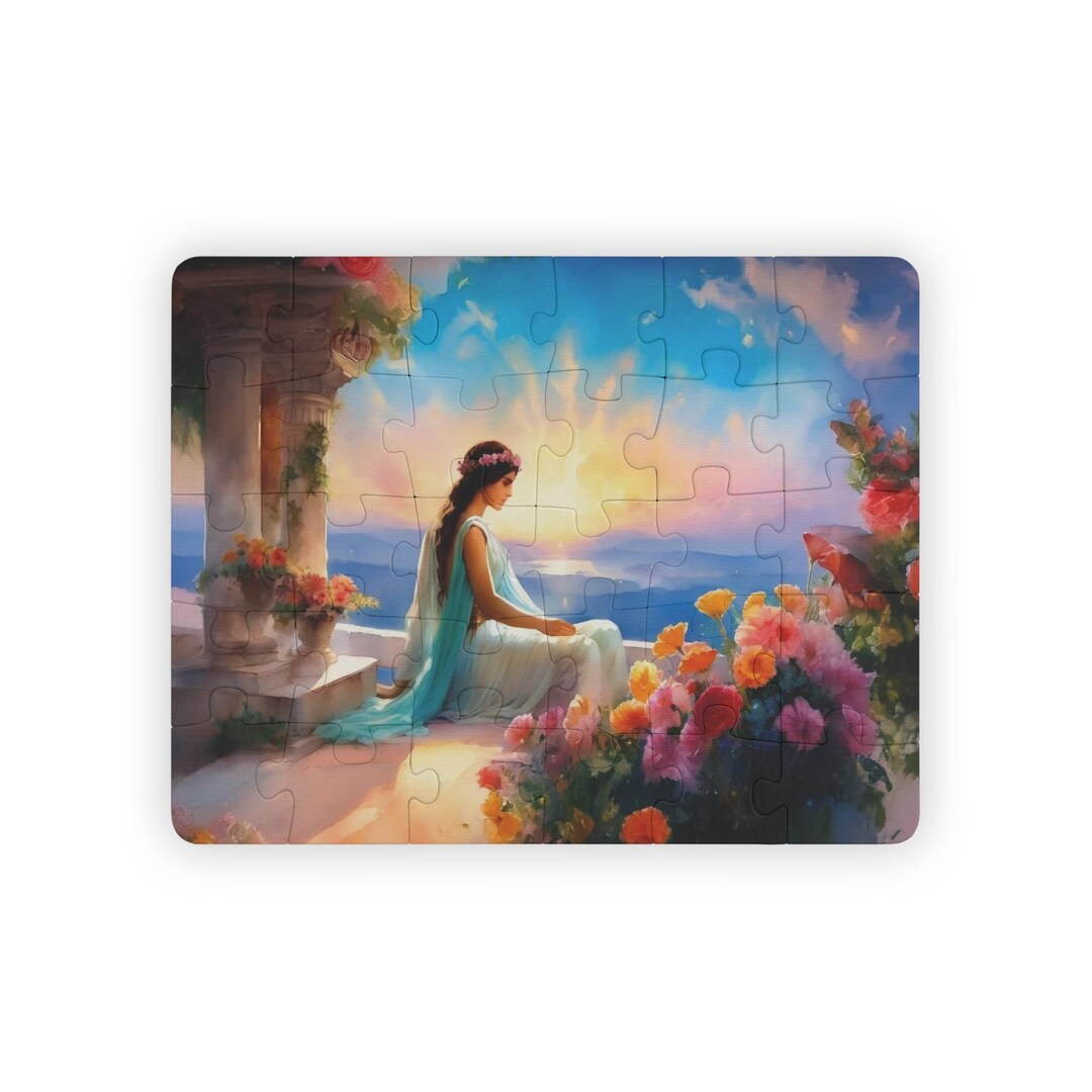 Enchanting Ancient Roman Lady Puzzle, 30-large Piece - Magical Artwork ...