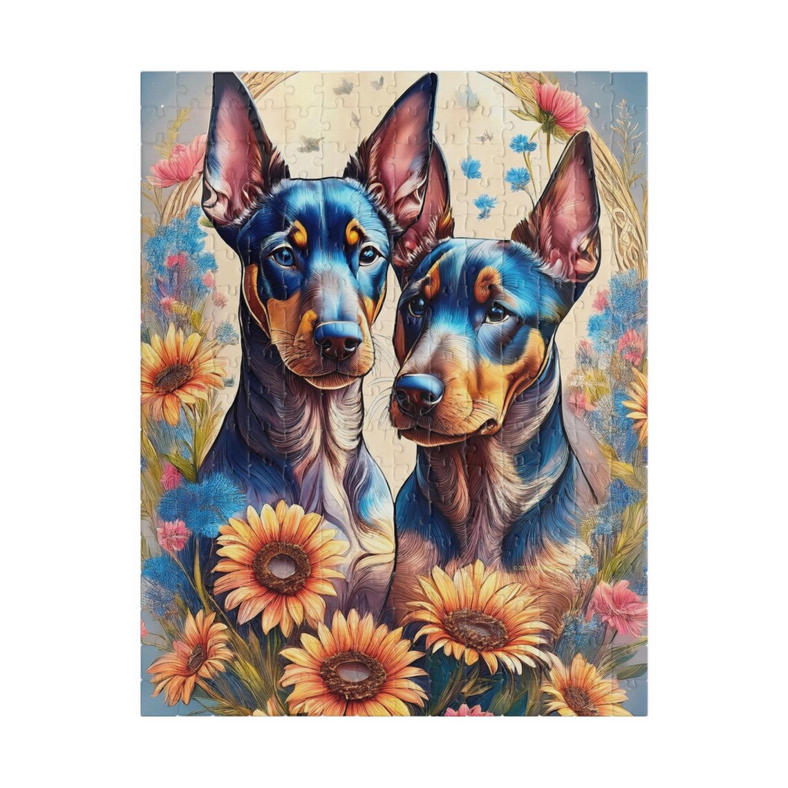Doberman Puzzle Art - Pet Lovers Gift, Family Fun Activity, Home Décor ...