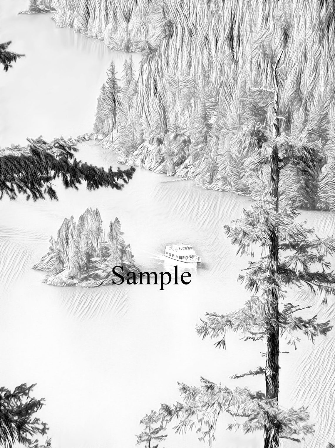 Three Landscapes in Grayscale Coloring Pages, Try Grayscale to See If ...