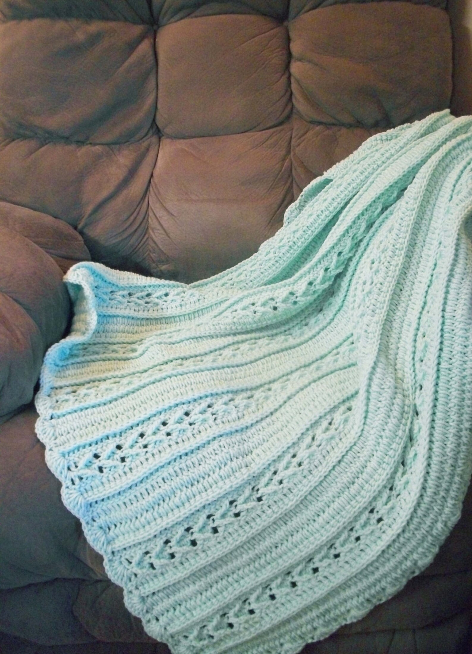 Handmade Blanket Green Crochet Throw Blanket Crochet Throw - Etsy