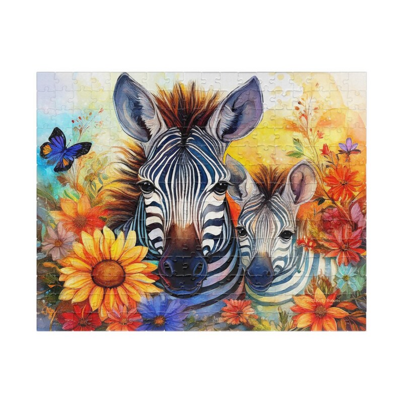 Zebra Puzzles for Adults - Etsy