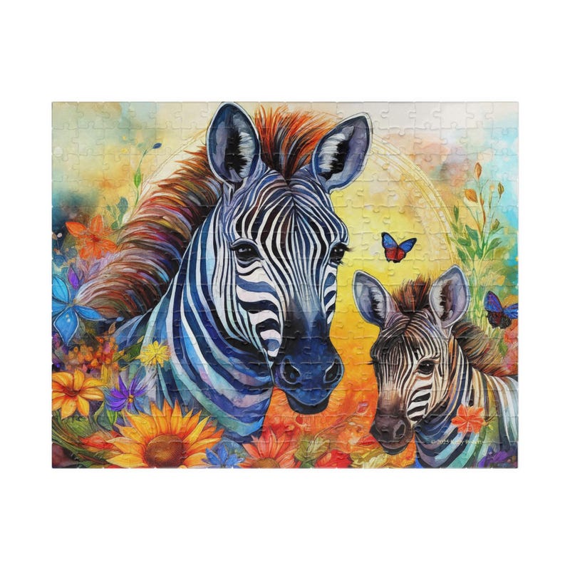 Zebra Puzzles for Adults - Etsy