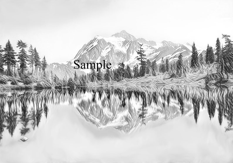 Three Landscapes in Grayscale Coloring Pages, Try Grayscale to See If ...