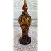 Vintage Art Glass Perfume Bottle With Stopper Brown Leopard Design - Etsy