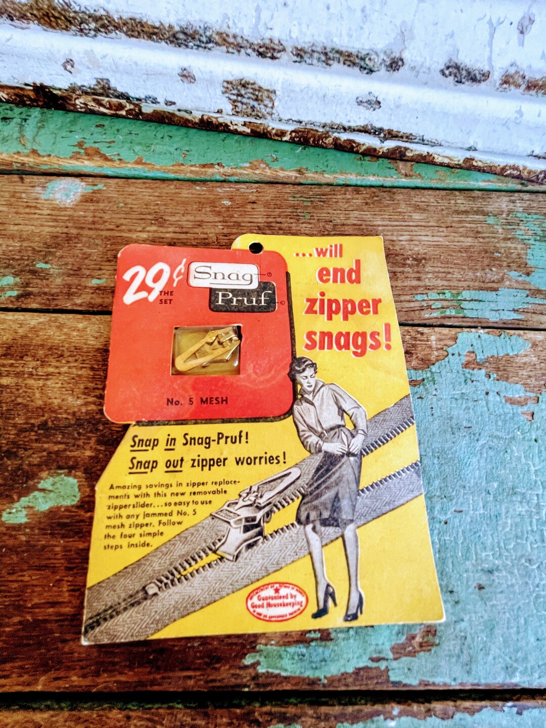 Vintage Snag Proof Zipper Repair Kit NOS - Etsy