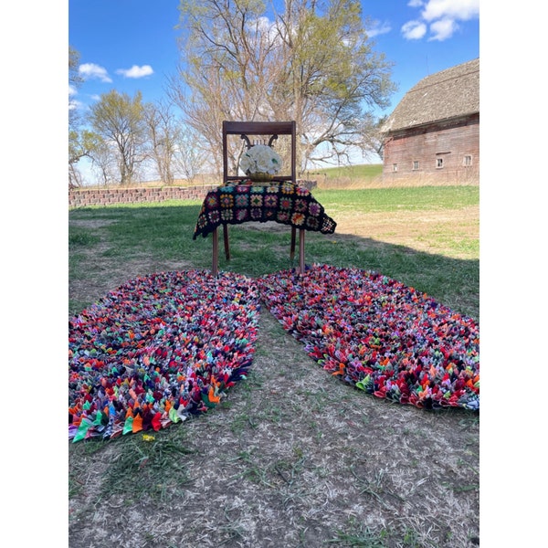 Rag Rug - Etsy