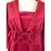 Vintage 1970s Burgundy Red Maxi Dress With Jacket Faux Suede - Etsy