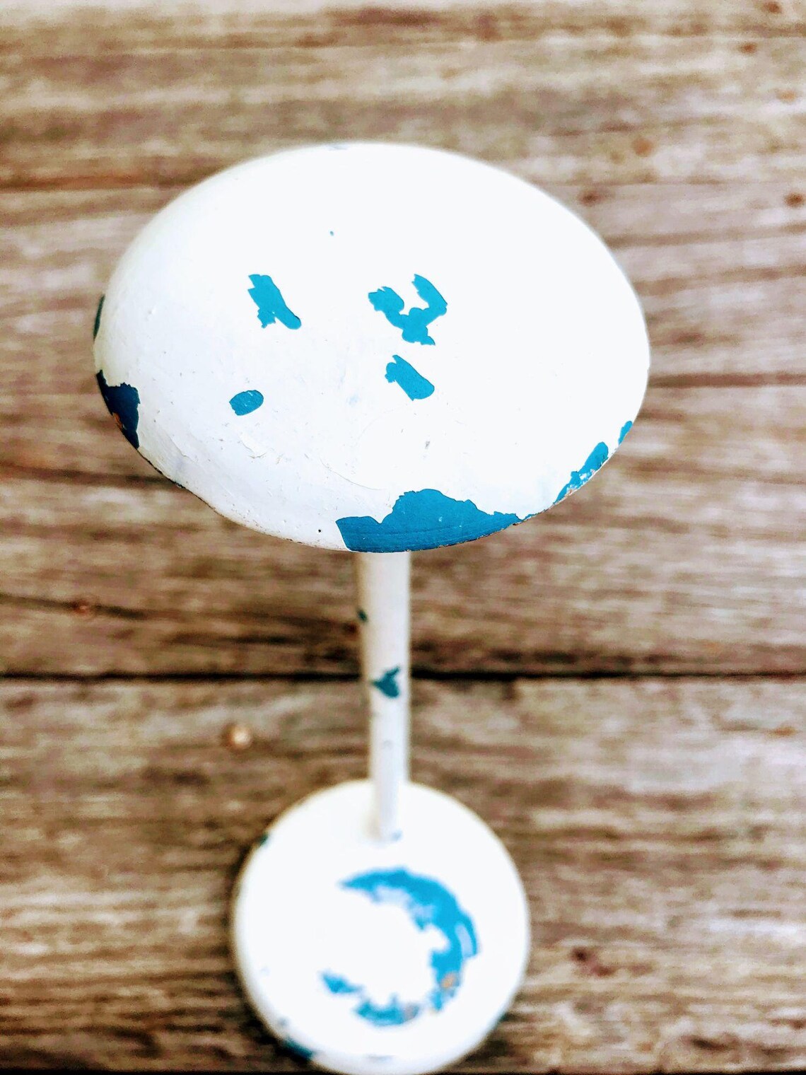 Antique Wood Hat Stand Shabby Chippy White Primitive | Etsy