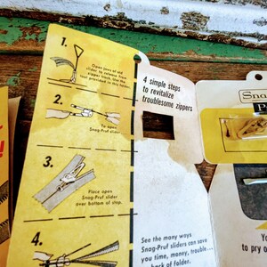 Vintage Snag Proof Zipper Repair Kit NOS - Etsy