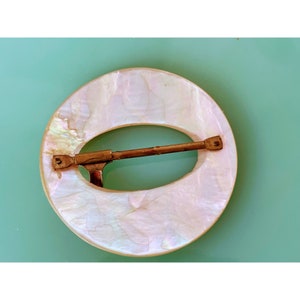 Antique Art Deco Ladies Buckles Pearl Shell Celluloid Rhinestones - Etsy