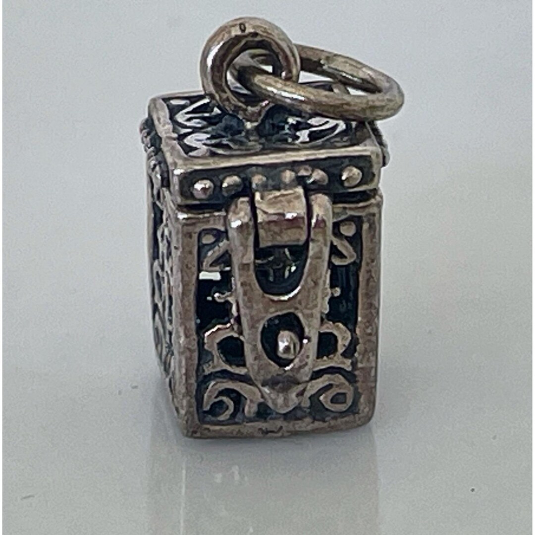 Vintage Sterling Silver Prayer Box Charm Pendant Cross Christian - Etsy