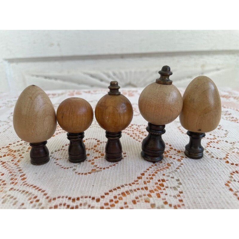 Wood Finials - Etsy