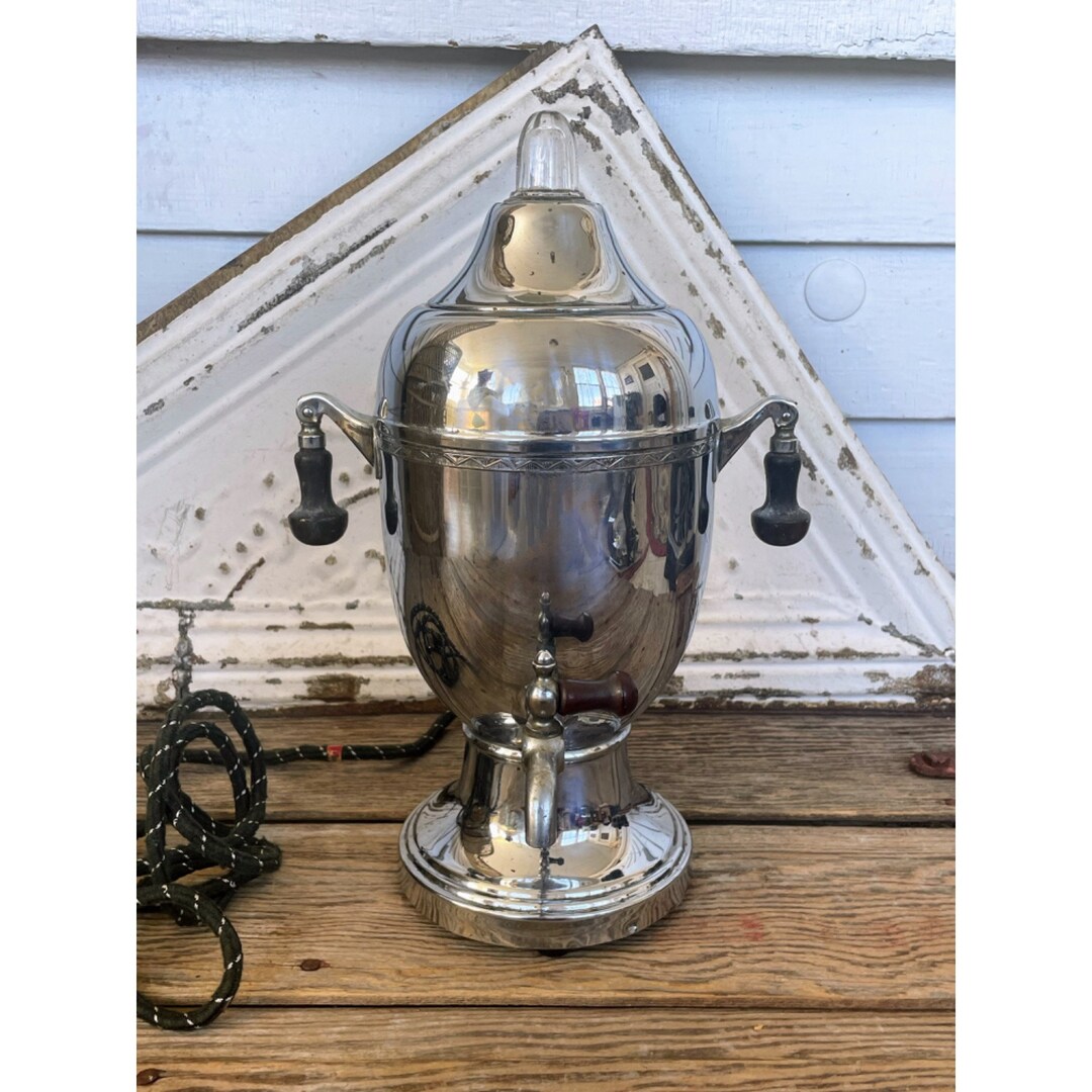 Antique 1930s Farbarware Chrome Peculator Coffee Pot Works - Etsy