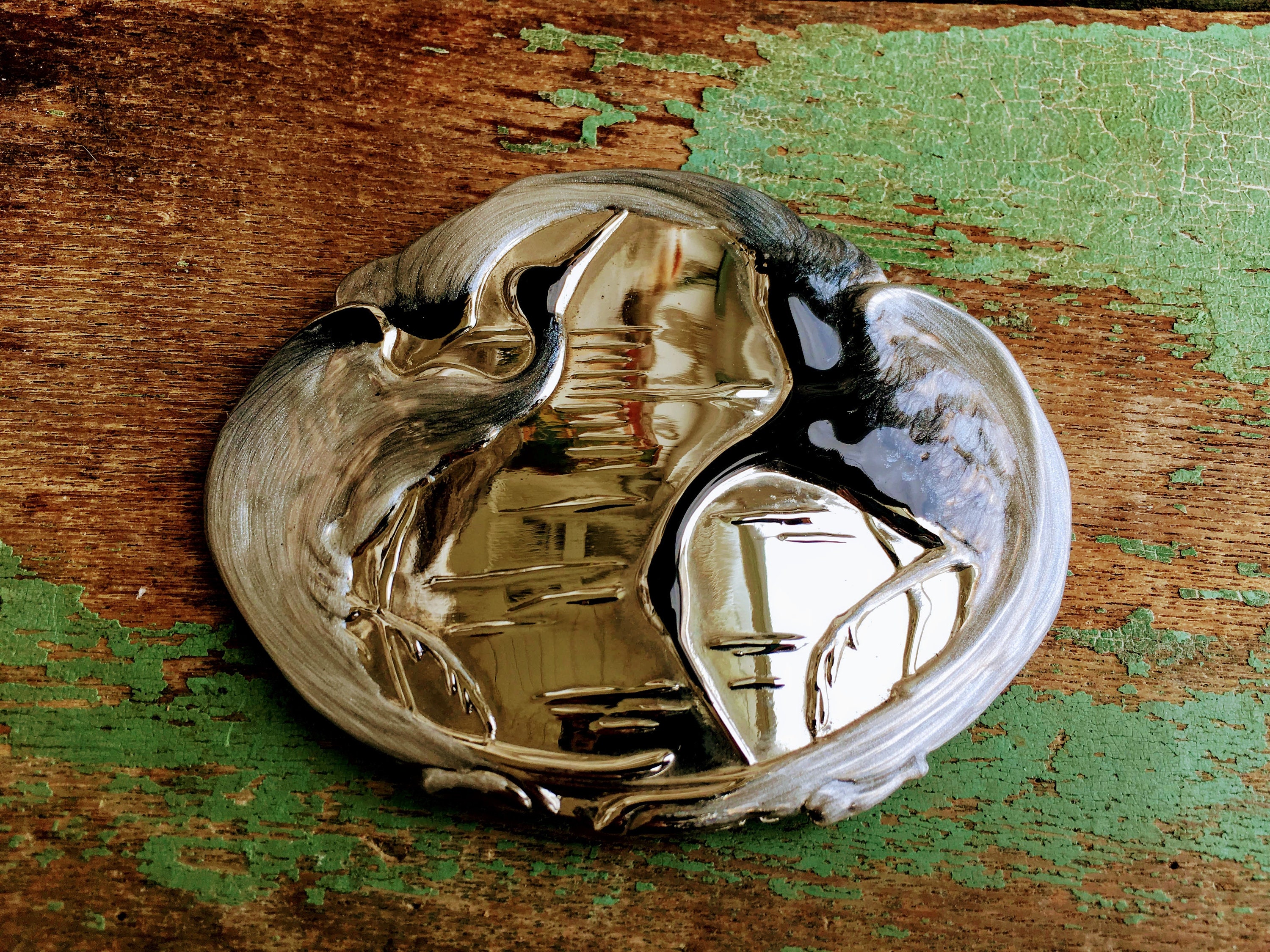 Vintage Charmant Belt Buckle Beverly Hills Enamel Painted Crane Birds ...
