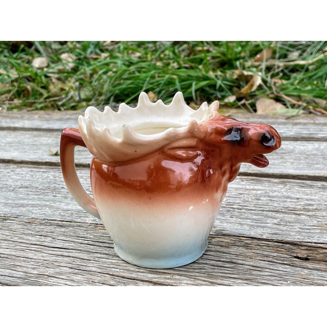 Antique Austria Moose Porcelain Creamer Pitcher - Etsy
