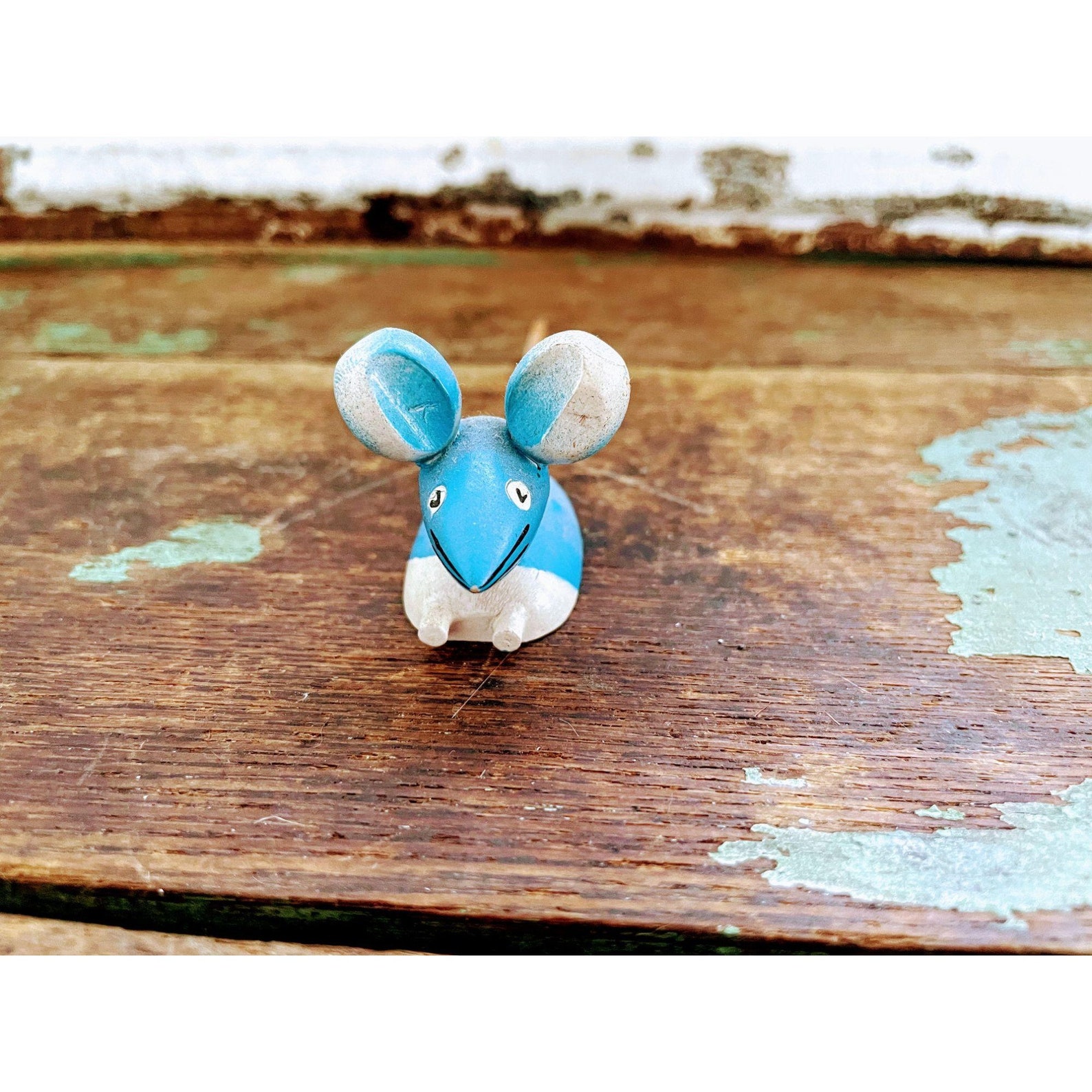 Vintage Wood Mouse Sweden Figurine - Etsy