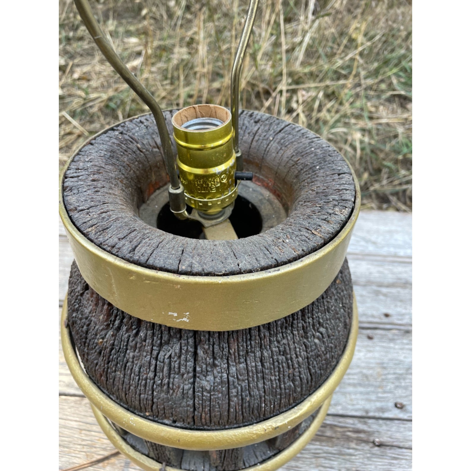 Antique Wagon Wheel Hub Wooden Lamp Rustic Primitive - Etsy