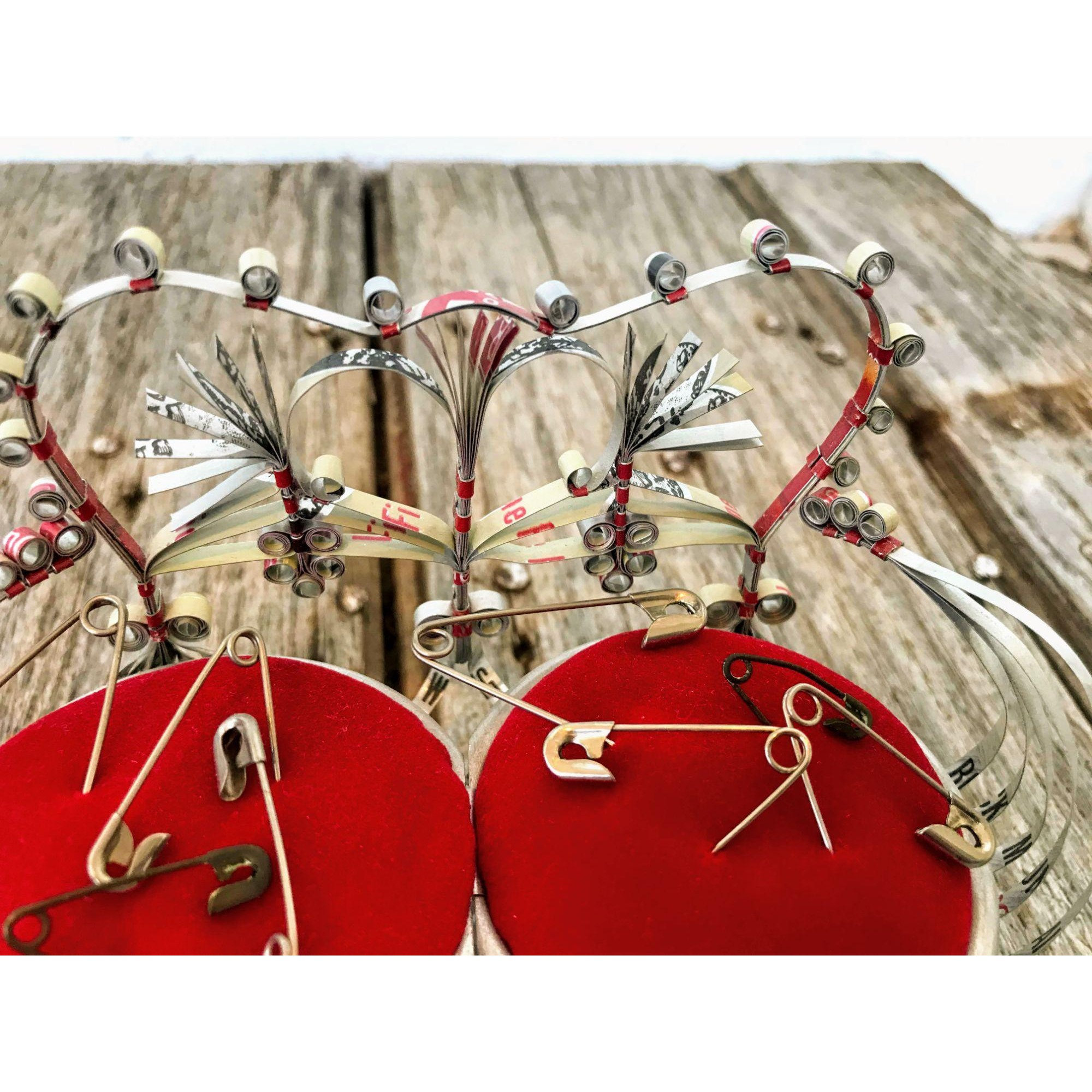 Vintage Set Of Tin Can Art Pin cushion Doll Sofa /Chair/ | Etsy