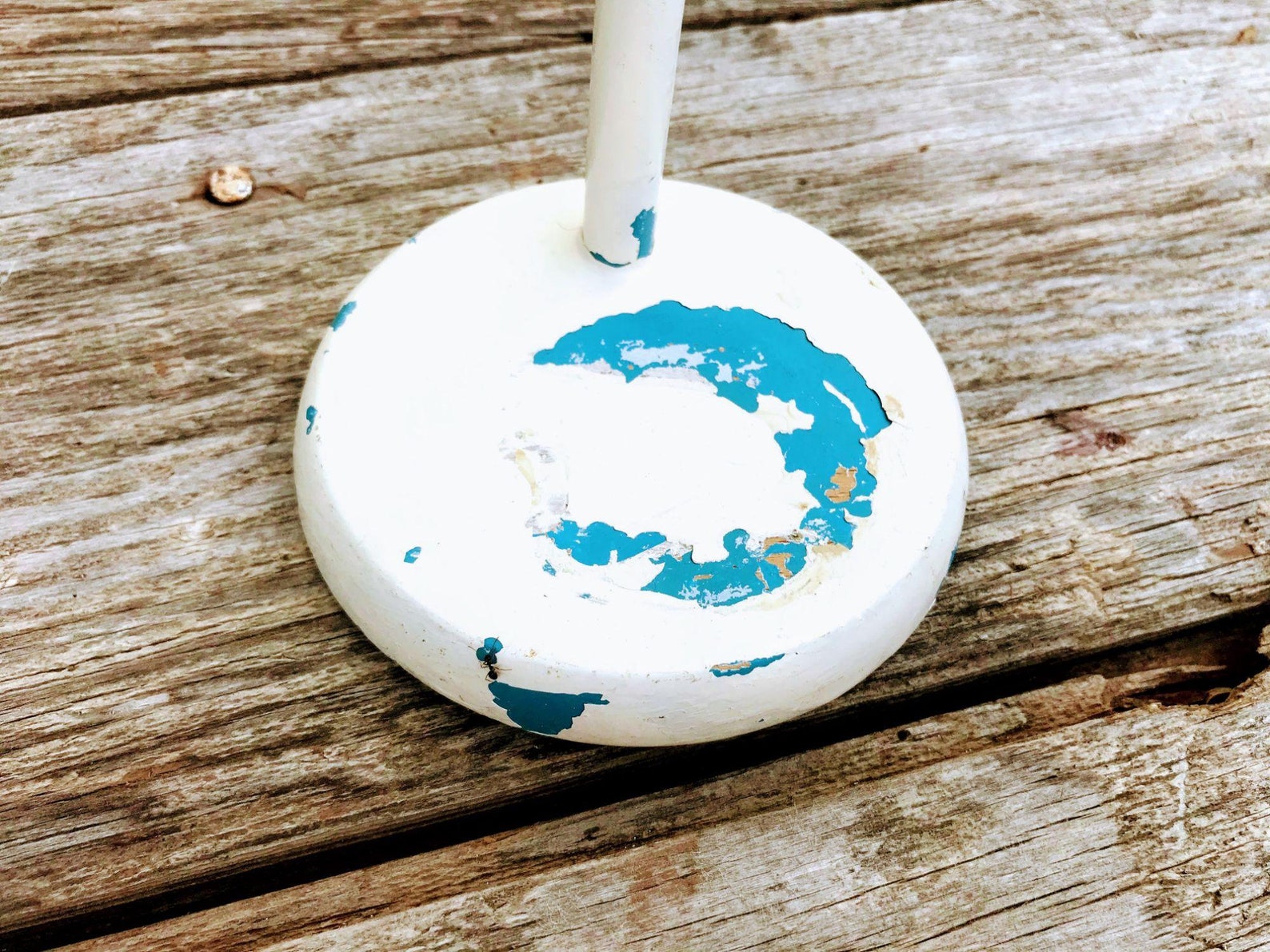 Antique Wood Hat Stand Shabby Chippy White Primitive | Etsy