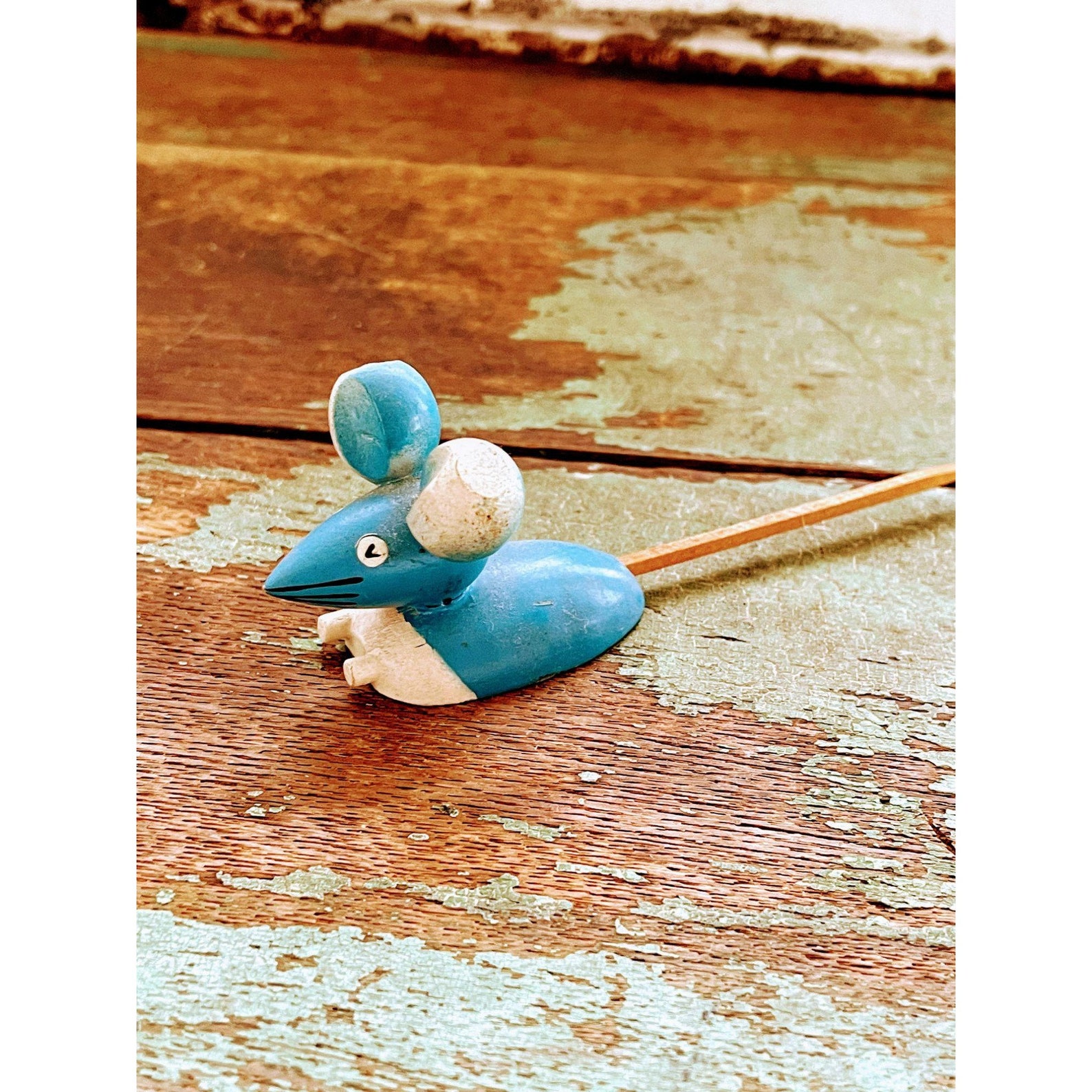 Vintage Wood Mouse Sweden Figurine - Etsy
