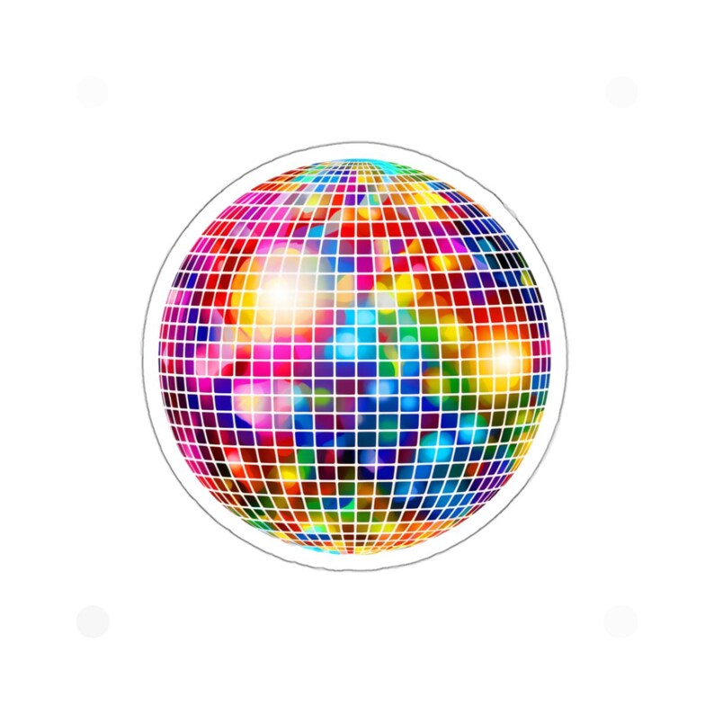 Disco Ball, Rainbow Rave, Pride Colors, 80s Retro Dance, Studio 54 ...