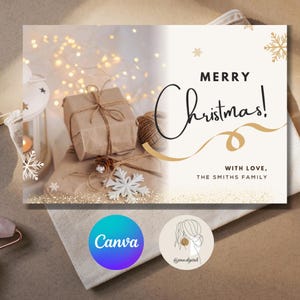 Editable & Printable Santa Claus Christmas Gift Card Template - Etsy