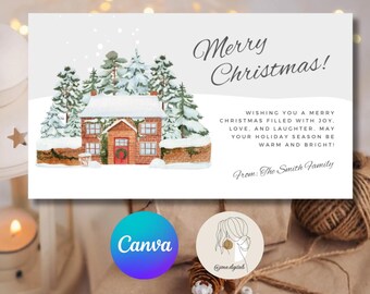 Editable & Printable Santa Claus Christmas Gift Card Template - Etsy