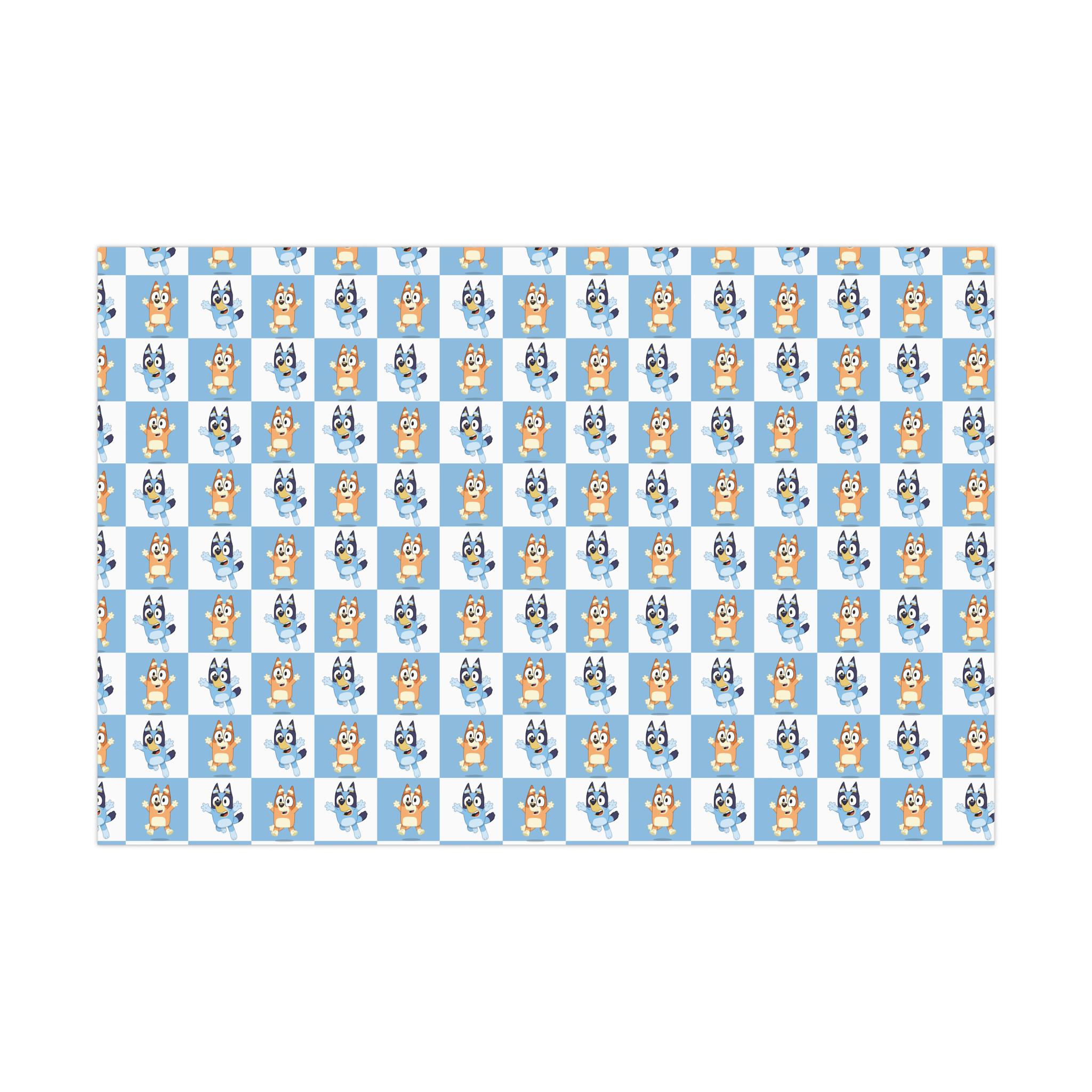 Bluey Wrapping Paper, Bingo Wrapping Paper, Celebration Wrapping Paper ...