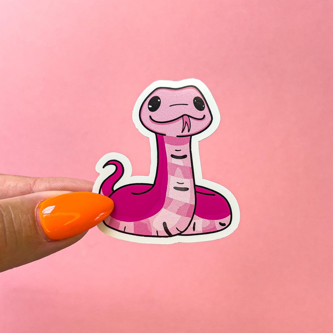 Cute Snake Sticker Decal for Planners, Laptops, Tumblers, Cars, Walls ...