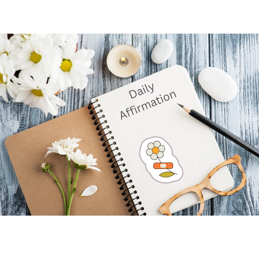 Daisy Flower Band-aid Sticker: Waterproof Vinyl Decal 81FLR - Etsy